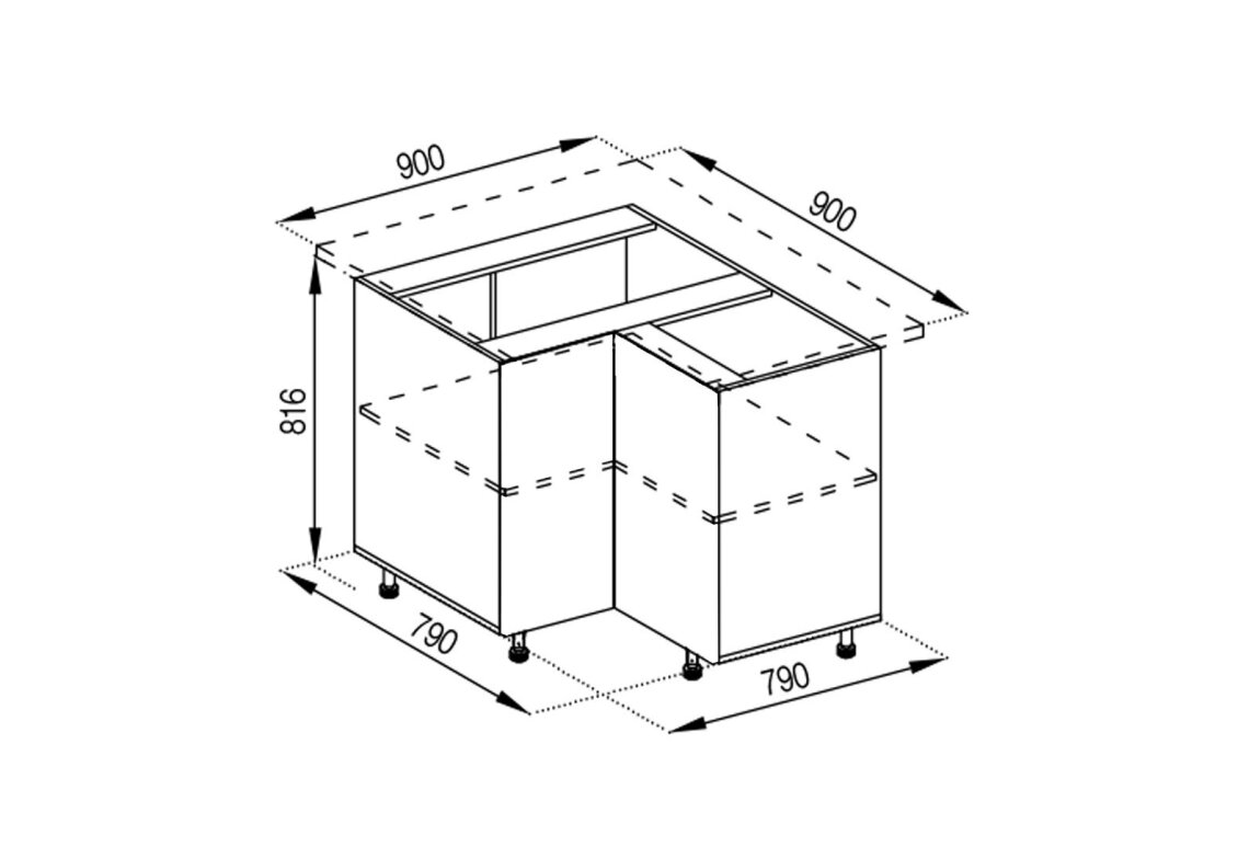 Корпус Н 90x90 OLD Svit Mebliv купить по низкой цене 2283 грн, либо в ...